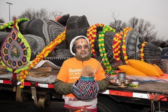 Delaware Hindu Temple Installs United States’ Tallest Lord Hanuman ...