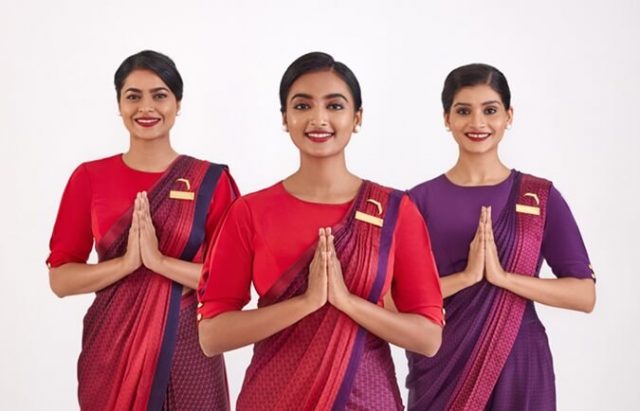 Air India Rebranding: Cabin Crew in ‘Manish Malhotra’ Designs will ...