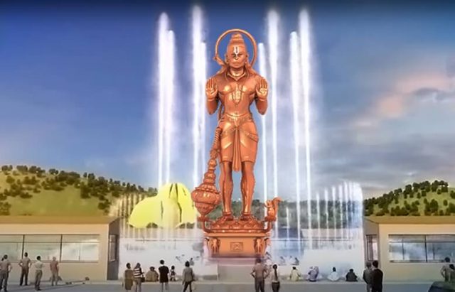 USA Unveils Massive 90-feet Statue of Lord Hanuman, the Tallest Hanuman ...