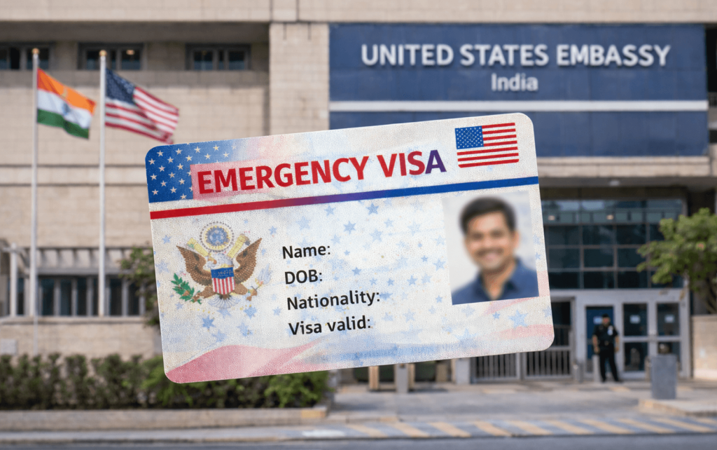 How to Apply for an Emergency Visa to USA in India? A Guide for Indians ...